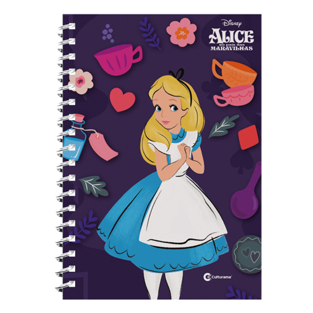 Caderno Universitário 1 Matéria Alice no País das Maravilhas - Culturama - haikai